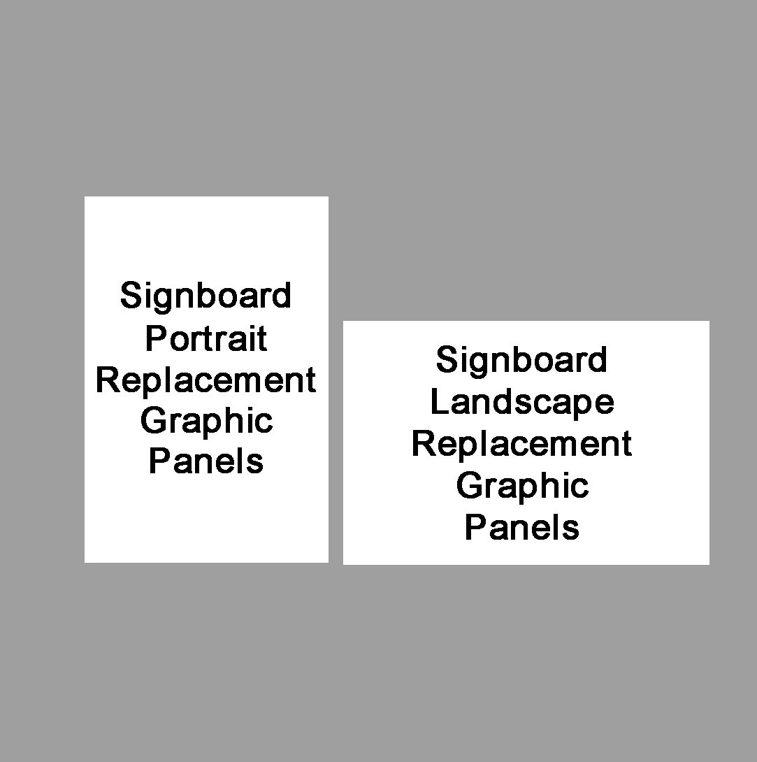 Signboard Replacement Graphic Display Panels - Ergocan